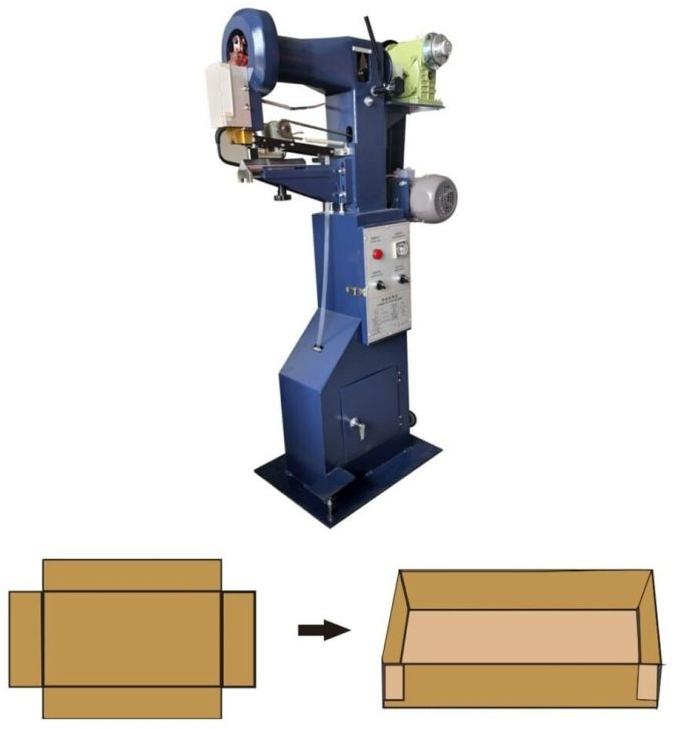 Semi Automatic Namibind Box Corner Taping Machine, Certification : ISO ...