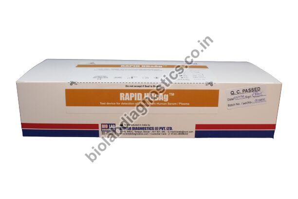 BIOLAB RAPID HBsAg CARD TEST at Rs 8 / piece in Mumbai | BIOLAB ...