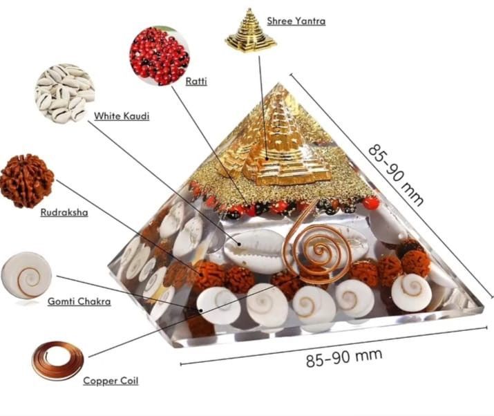 Polished Metal Vastu Pyramid Yantra for Health, Luck, Wealth at Rs 458 ...