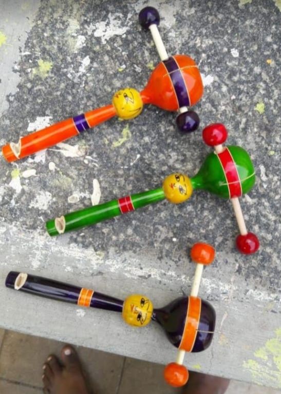 Polished Wooden Rabbit Rattle For Kids Playing at Rs 60 in Bangalore ...