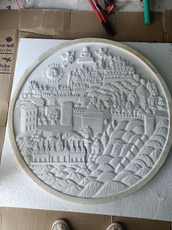 Polished Marble Carving Pat For Wall at Rs 100000 in Nagaur - ID: 7633338