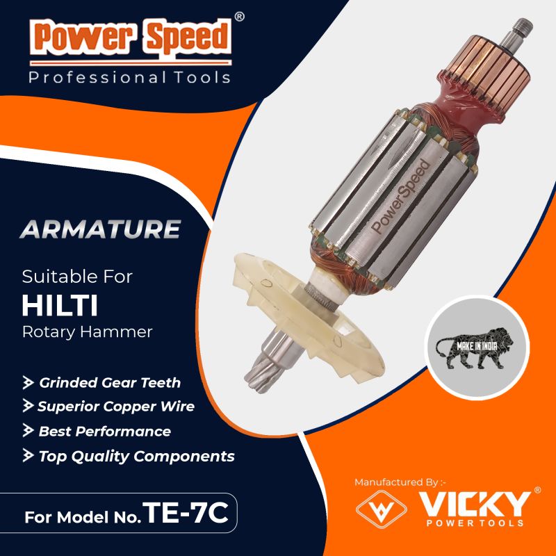 Hilti TE-7C Armature By PowerSpeed For Motor Use at Rs 1250 in Delhi ...