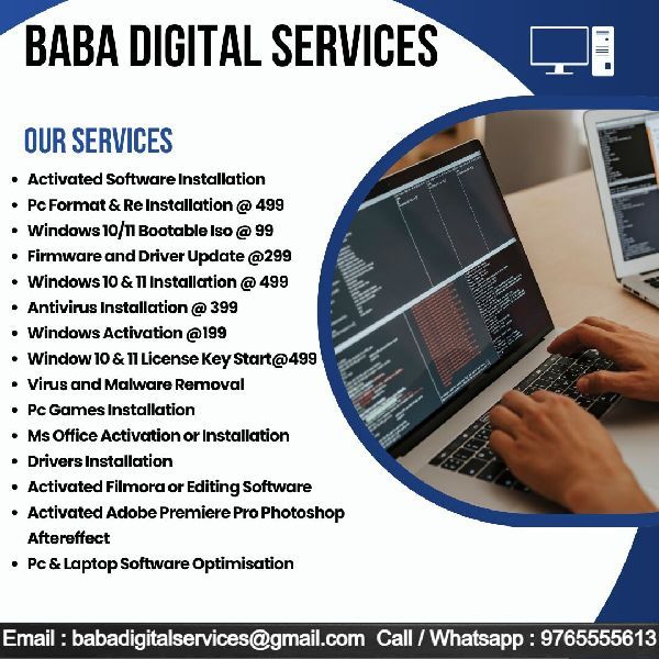 Baba Digital Services Windows Installation at Rs 499 in Mumbai - ID ...