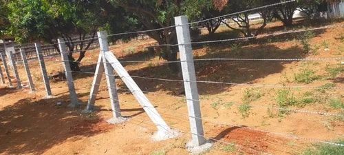 Polished Wire Fencing RCC Poles, Thickness : 2 Inch at Rs 41 in ...