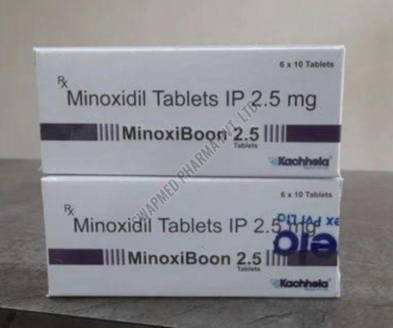 2.5mg Minoxiboon Tablets, Packaging Type : Strips, Composition ...