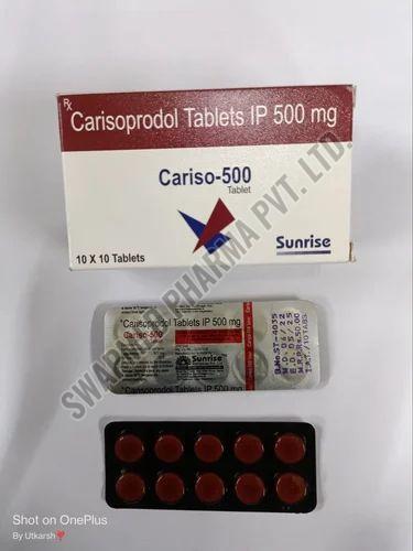 500mg Cariso Tablets, Packaging Type : Strips, Composition ...