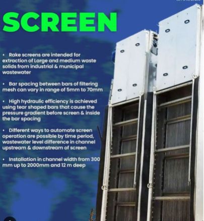 Mild Steel Electric Multi Rake Screen, Color : Metallic, Certification ...