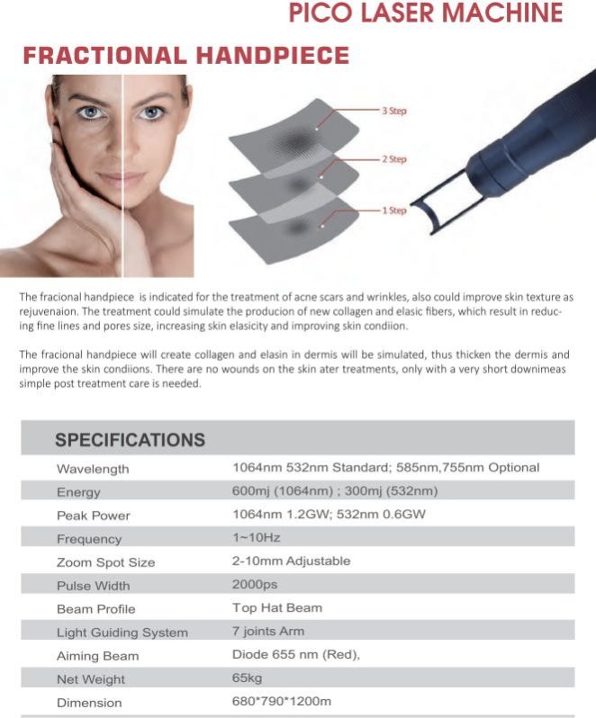 Cosderma Electric Fully Automatic Picosure Tattoo Removal Machine ...