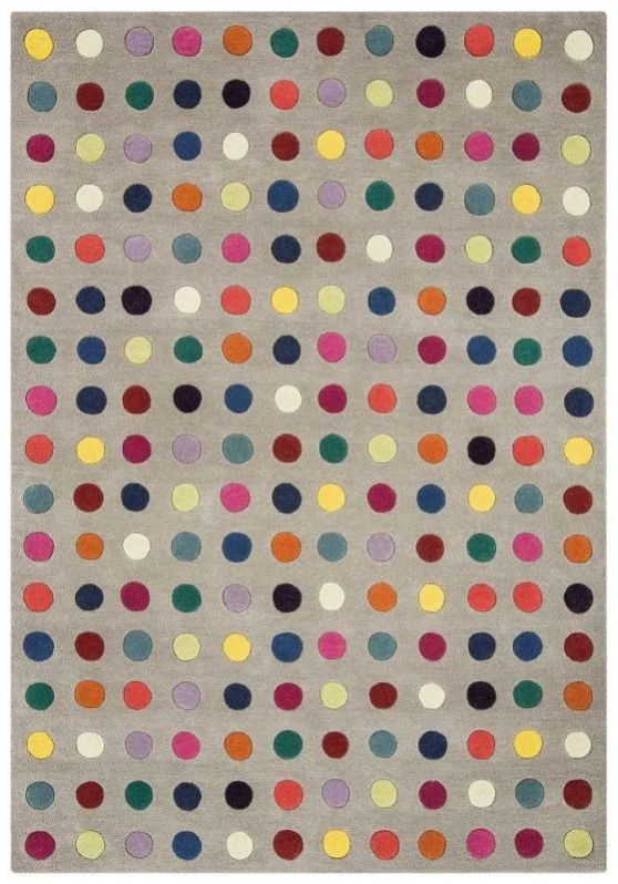 Multicolour Funk Spotty Hand Tufted Rug, For Home, Office, Hotel, Size ...