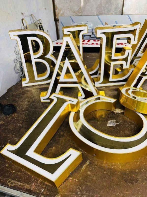 Polished Aluminium Channel Letter, For Advertising at Rs 1440 in ...