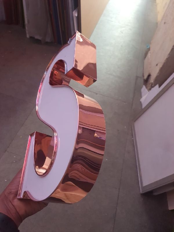 Polished Aluminium Channel Letter, For Advertising at Rs 1440 in ...