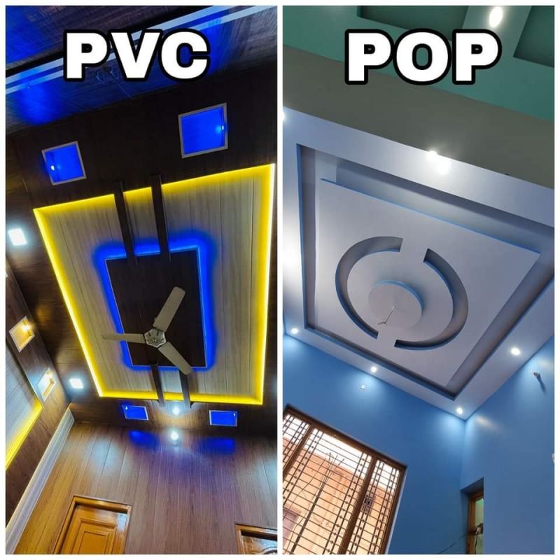 Pvc/pop ceilings design service, for Clubs, Decoration, Hotel, Lamp Shades, Lanters, Office ...