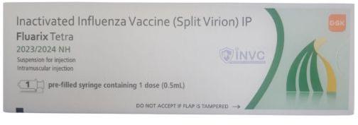 Liquid Fluarix Tetra Vaccine, Grade Standard : Medical Grade, Packaging ...