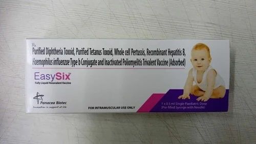Liquid Easy Six Vaccine, Packaging Size : 1ml, Composition : Hexavalent at Rs 2,000 / Piece in ...