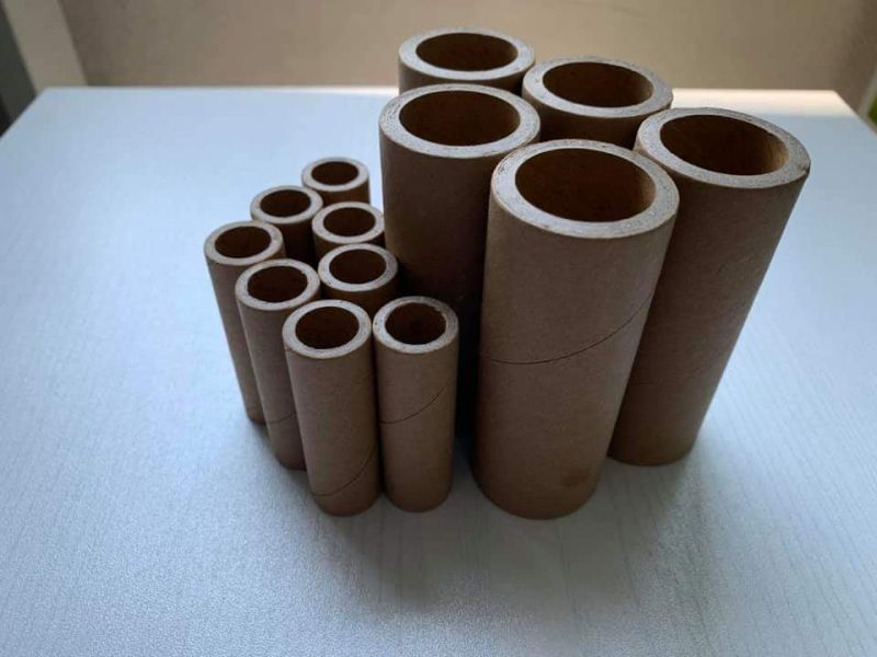 Brown Round Plain Paper Core Tubes, for Industrial, Size : Standard at ...