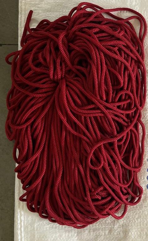 12 No. Red Polyester Yarn Rope, for Industrial, Technics : Machine Made ...