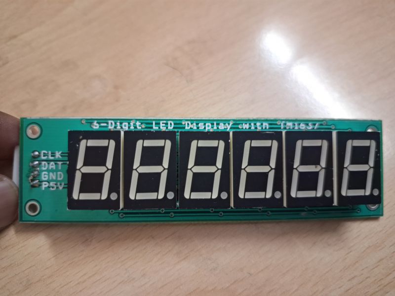 6 Digit 7 Segment Display Module for Instrumantation, Electronic at Rs 400 in Chennai
