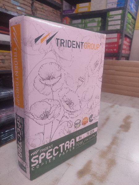 Trident Spectra 75 GSM A4 Size Copier Paper White 500 Sheets (Pack of 1 ...