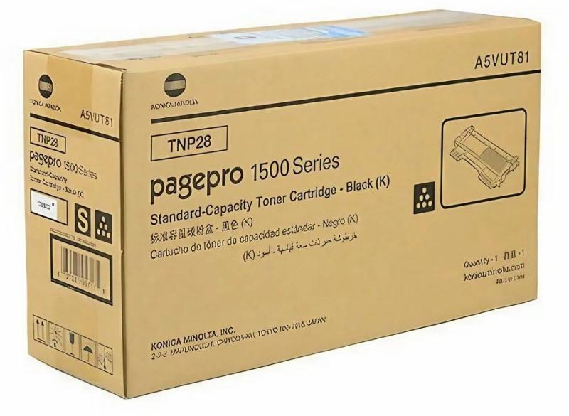 Black Konica Minolta TNP-28 Toner Cartridge, for Printers Use ...