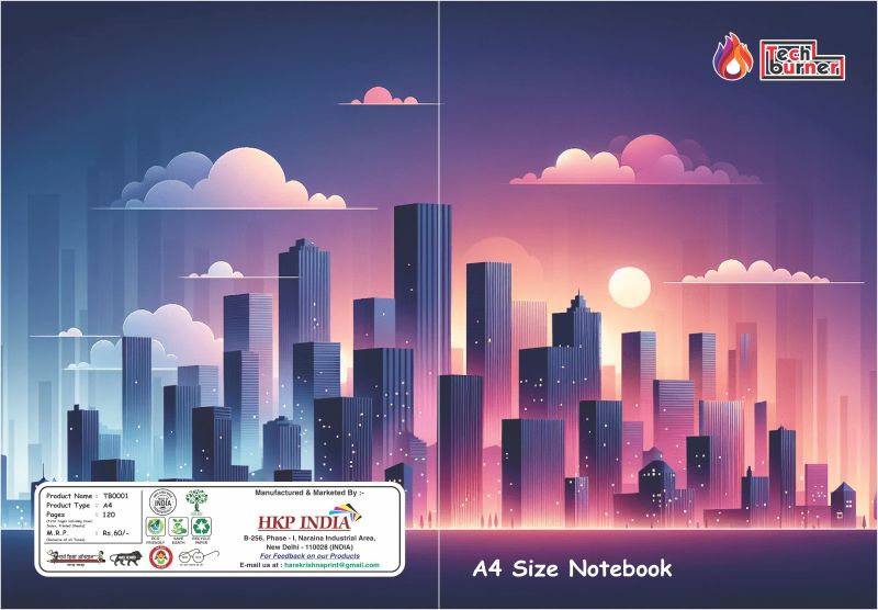 TB001 120 Page A4 Size Notebook, for Home, School at Rs 60 / piece in ...