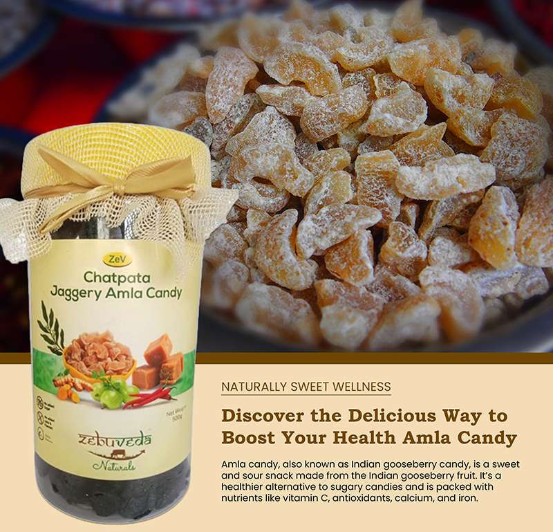 Zev Chatpata Jaggery Amla Candy, Taste : Chatpatta at Rs 494 in Greater Noida - ID: 7478742