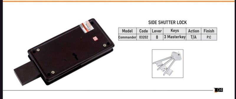 DOOR 7 Iron side shutter lock at Rs 250 in Aligarh - ID: 7547081 | D P ...
