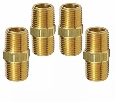 Coated BSP Brass Hex Nipple, Shape : Hexgonal at Rs 30 / Piece in ...