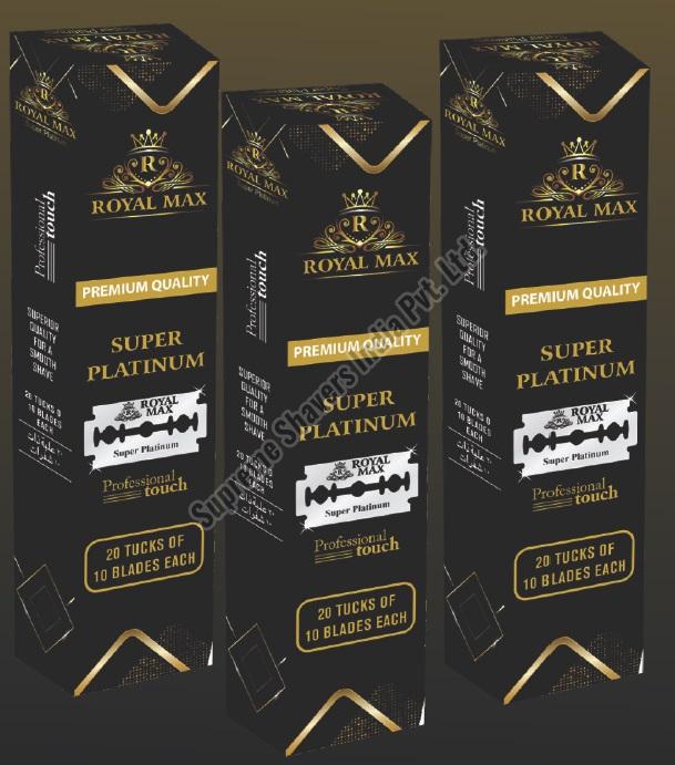 Royal Max Stainless Steel Razor Blades, Color : Silver-Grey for Shaving ...