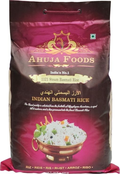 Ahuja Foods 1121 Steam Basmati Rice For Cooking at Best Price in Delhi ...