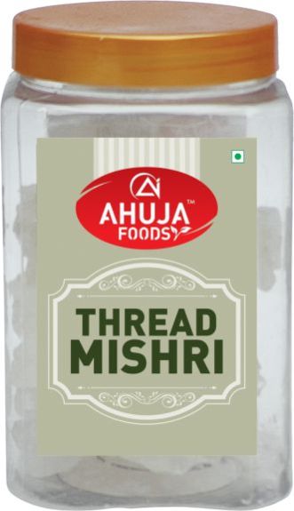 Ahuja Foods Natural Thread Mishri, Packaging Type : Plastic Jar at Best ...