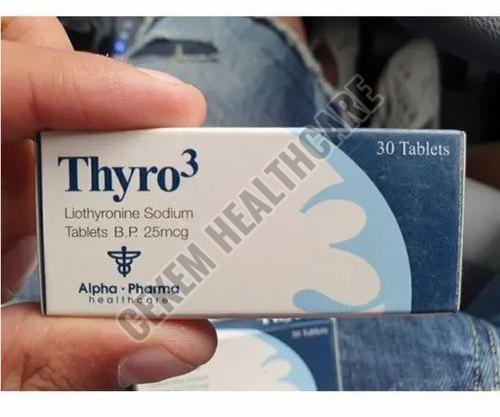 25mcg Thyro3 Tablets, Packaging Type : Strips at Rs 1000 in Ludhiana ...