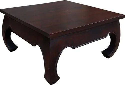 Plain Wooden Restaurant Dark Brown Table, Shape : Square at Best Price ...