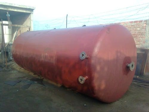 Polished Carbon Steel Industrial Diesel Storage Tank, Color : Red at Rs ...