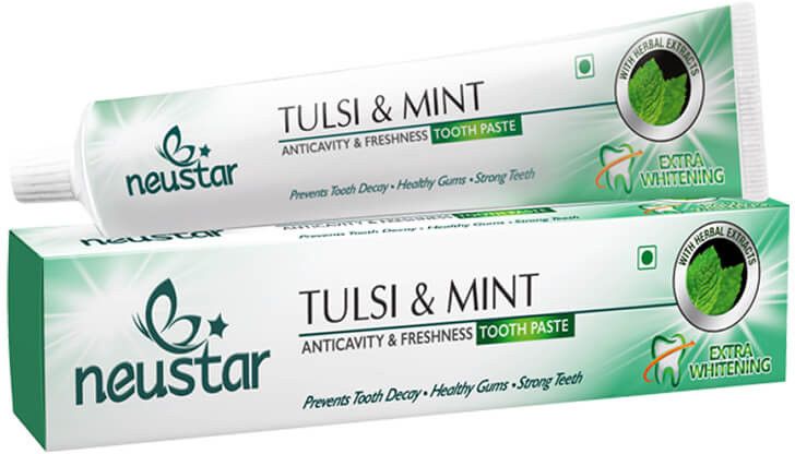 100 Gm Neustar Tulsi and Mint Toothpaste at Rs 75 in Durg - ID: 7797003
