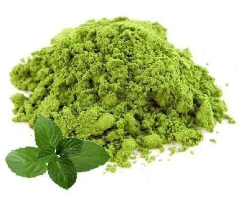 Natural Mint Leaf Powder, Color : Green, Packaging Type : Packet For ...