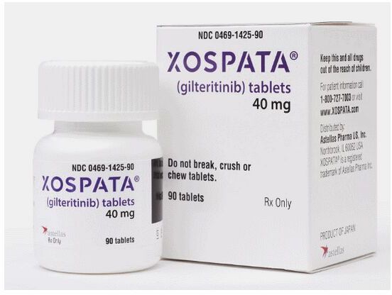 Xospata Gilteritinib 40 Mg Very Pure, Packaging Size : Boxes, Cas No ...
