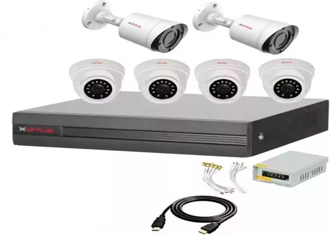 Electric CP Plus CCTV Camera, Color : White, Grey For Station, School, Restaurant, Hospital ...