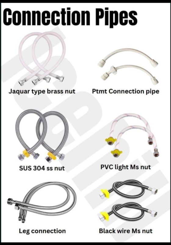 Stainless Steel (304-grade) Heavy SS Connection Pipe for Geyser at Rs ...