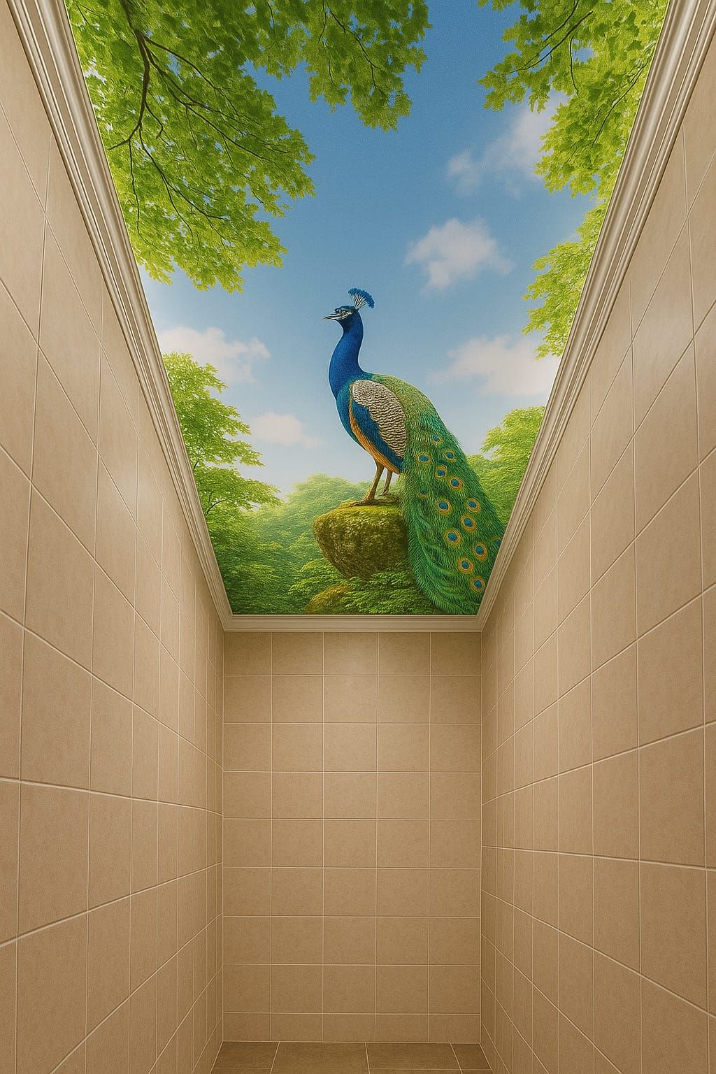 Stretch Fabric Customized Ceiling, Shape : Rectangular at Rs 175 in ...