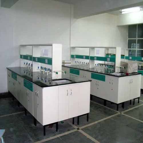 Polished Stainless Steel Laboratory Work Bench, Color : Blue at Rs ...