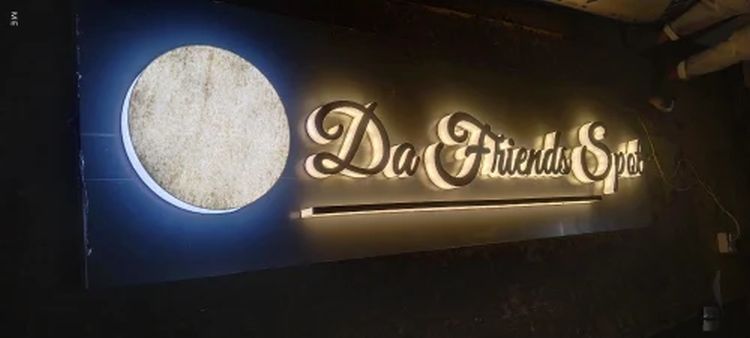 ACP Restaurant Cafe LED Signboard, Shape : Rectangular at Rs 80 in ...