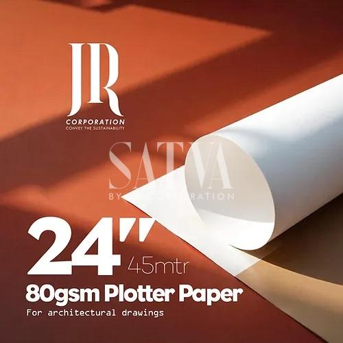 80 GSM 24 Inch 45 Meter Plotter Paper Rolls at Rs 299 in Ahmedabad - ID: 7836041
