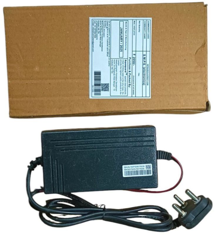 BRINYKEN PLASTIC 12 V Power Adapter, Color : Black at Best Price in ...