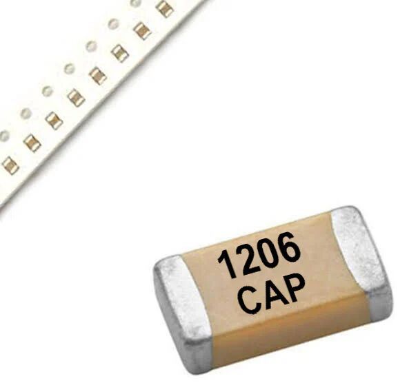 100nF / 0.1uF (104) 50V 1206 SMD Capacitor (Pack Of 10 Pieces) at Rs 15 in Jaipur