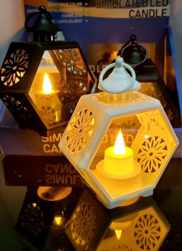 Plastic Simulated LED Lantern, Weight : Lightweight at Rs 400 in Gondia ...