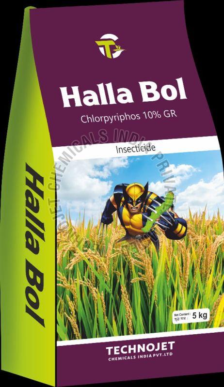 Halla Bol Chlorpyriphos 10% GR Insecticide, Purity : 100% at Best Price in Raipur