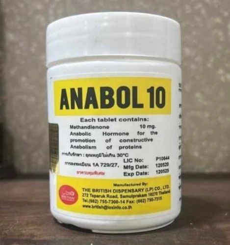 Anabol 10mg Tablets, Purity : 99.9%, Packaging Type : Plastic Bottle at ...
