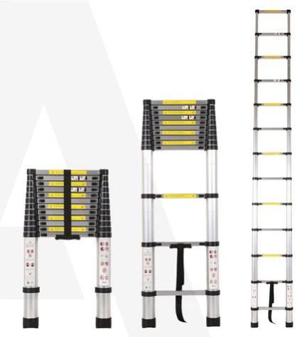 Aluminium Alloy Telescopic Ladder 12.5 Ft/13 Steps Ld2019 at Rs 10999 ...