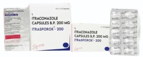 Itrasporox Itraconazole 200mg Capsule, Medicine Type : Alloapthic at Rs 750 in Ahmedabad