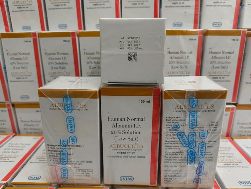 Albucel LS 20 Human Albumin Injection, Packaging Size : 100ml at Best ...